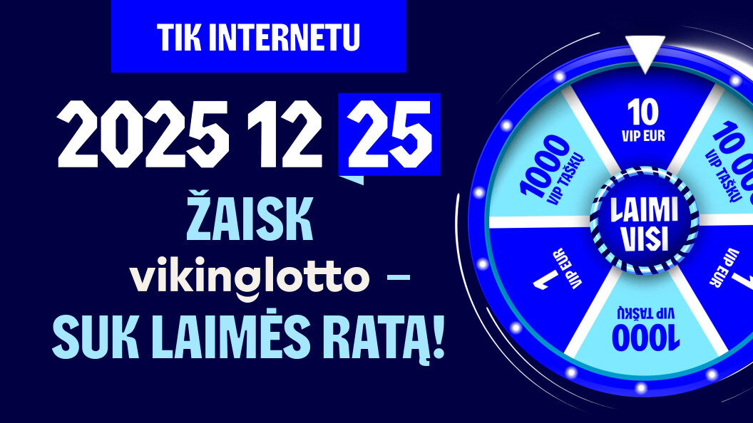 VISIEMS – 10 000 VIP taškų arba iki 10 VIP eurų. Skubėk pasinaudoti ...